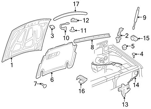 Genuine Ford 6L2Z-16916-A Hood Control Cable Assembly – PartLimit