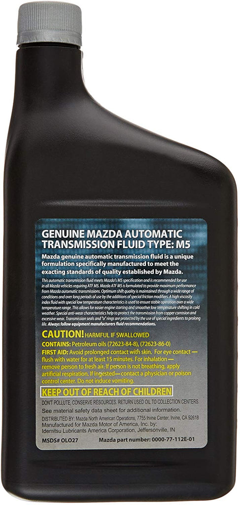 Genuine Mazda 0000-77-112E-01 Transmission Fluid – PartLimit