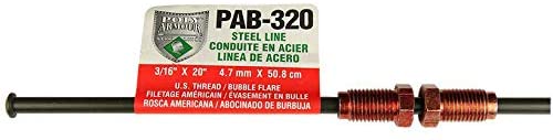 British Poly-Armour PVF Steel Brake Line 3/16 x 20 – PartLimit