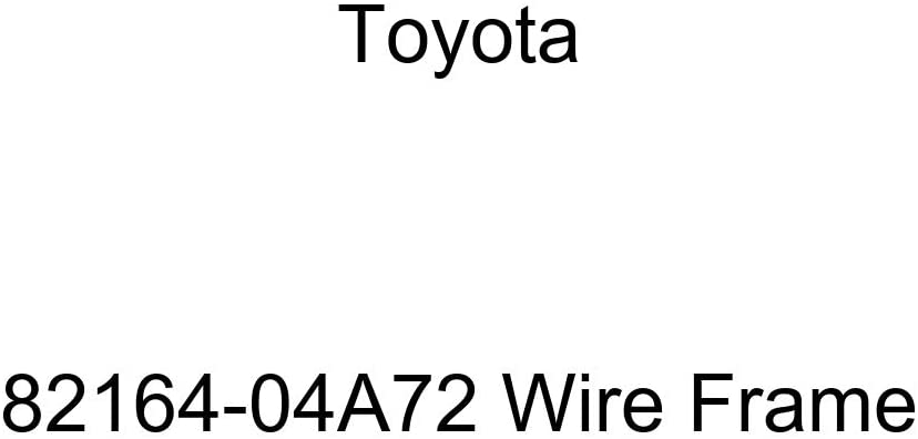 Genuine Toyota 82164-04A72 Wire Frame – PartLimit