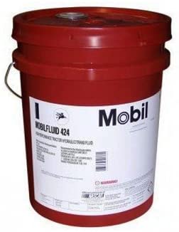 MOBIL FLUID 424 High Performance Tractor Hydraulic Fluid - 5 Gal Pail ...