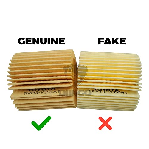 GENUINE OEM TOYOTA Oil Filter 04152-YZZA4 (4PK) with DIINGO Plug Oil D ...