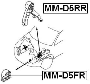 Mn101573 - Rear Engine Mount Mt For Mitsubishi - Febest – PartLimit
