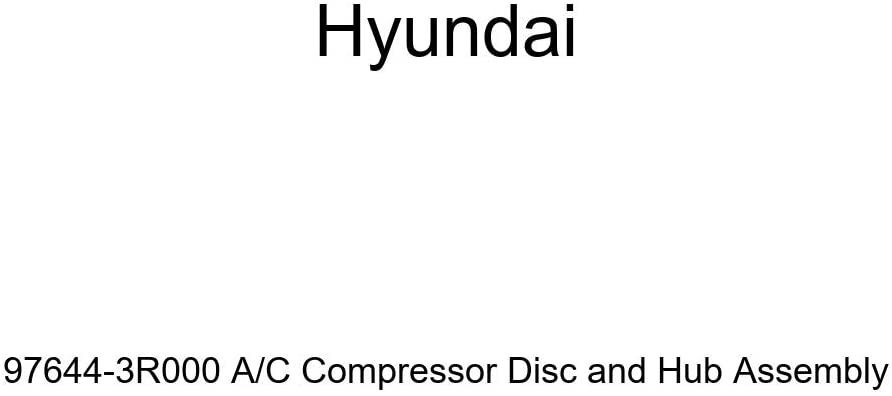 Genuine Hyundai 97644-3R000 A/C Compressor Disc and Hub Assembly ...