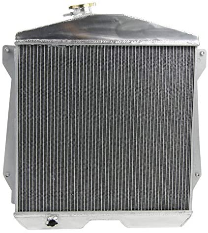 CoolingCare 6 Cylinder Engine Aluminum Radiator, 4 Row Core Radiator f ...