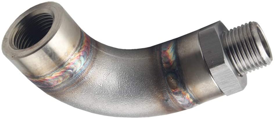 DEWHEL Adjustable Defouler O2 Oxygen Sensor Fitting Bung M18x1.5 Unive ...