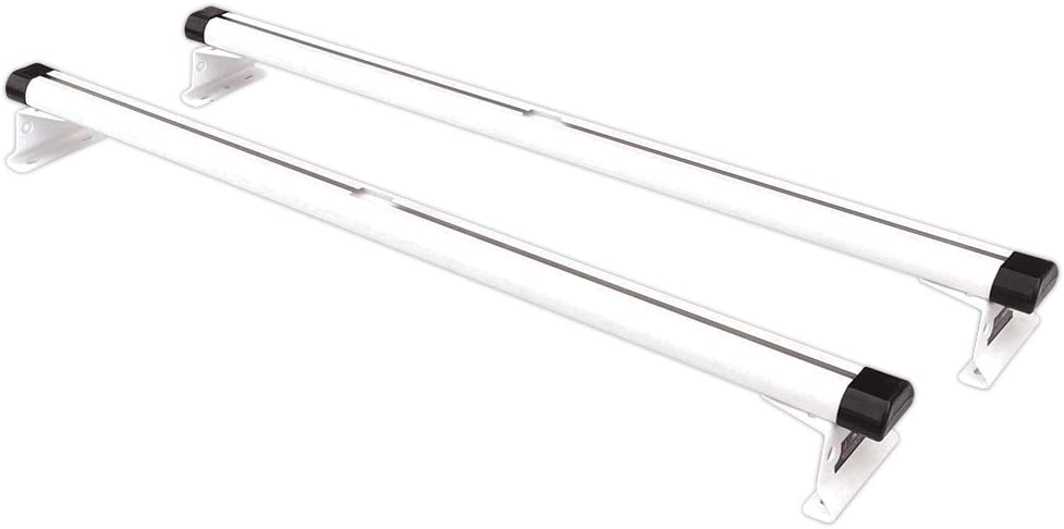 Vantech H3 3 bar Ladder roof Van Rack w/Endcaps 65" Cross Bars for Nis ...