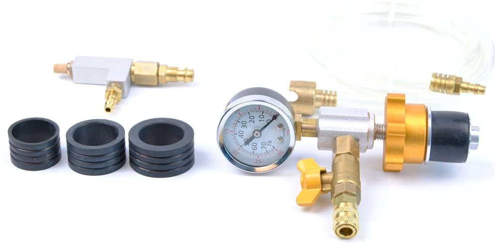 Refill & Purging Tool Gauge Kit for Auto Car Radiator Coolant Vacuum C ...