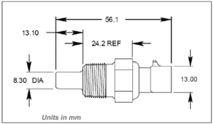Gm Delphi Packard Engine Coolant Temp. Sensor# 15326386 W Connector Se ...