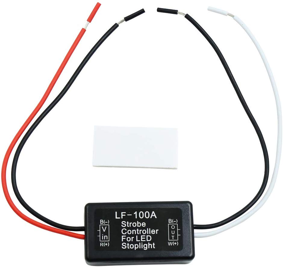 uxcell DC12V Car Flash Strobe Controller Flasher Module LED Alert Indi ...
