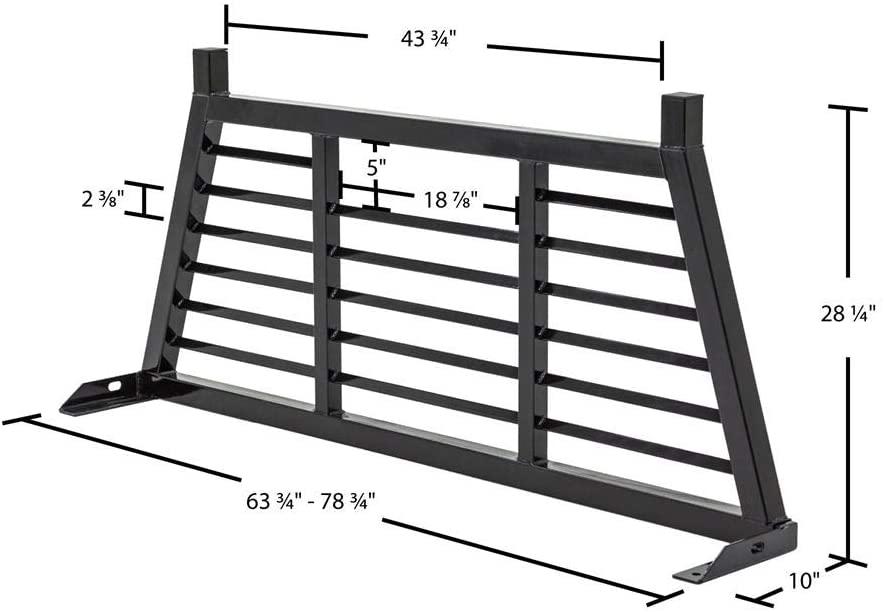 Apex FL-HA-Rack Adjustable Louvered Steel Headache Rack – PartLimit