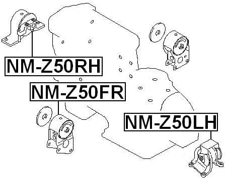 112708J10A - Front Engine Mount For Nissan - Febest – PartLimit