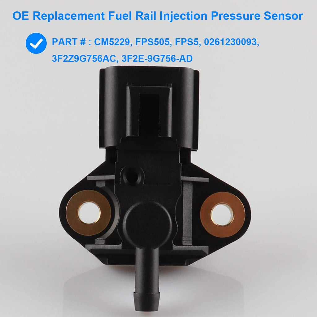 Fuel Rail Injection Pressure Sensor, Replace CM5229, FPS505, FPS5, 026 ...