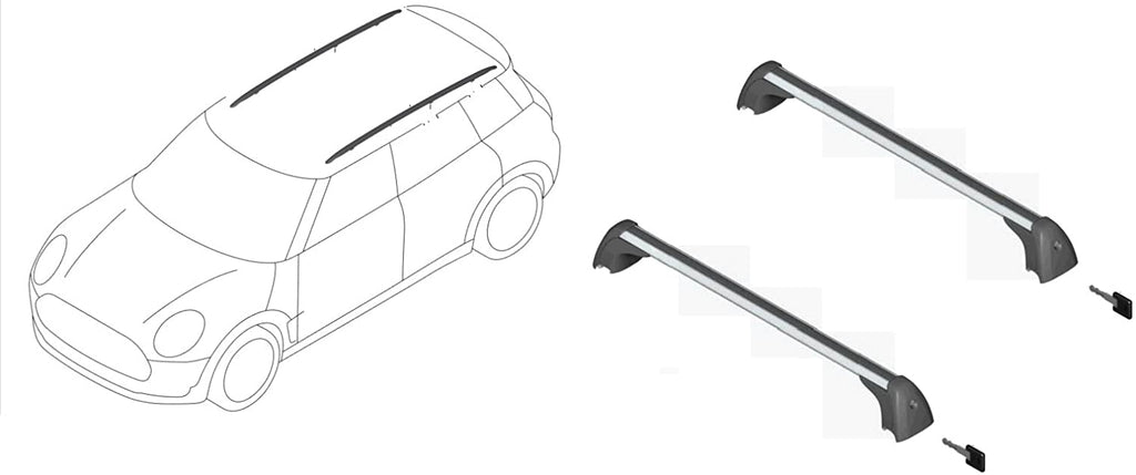 MINI Roof Rack Base Support System Roof Rail – PartLimit