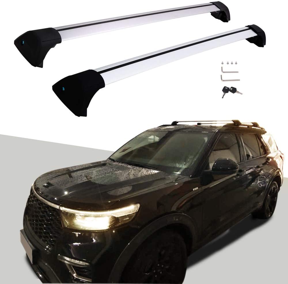 Snailfly Customized for 2020 2021 Ford Explorer Adjustable Cross Bars ...