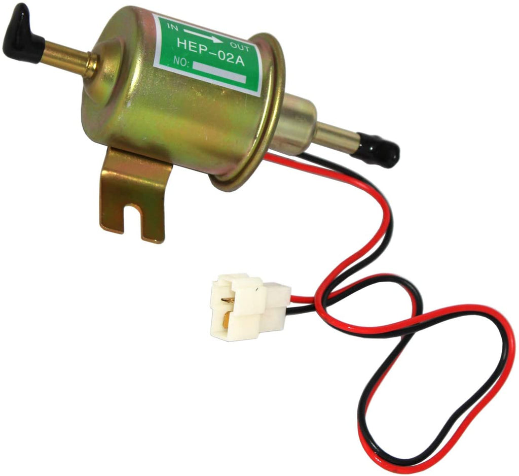 JDMSPEED Universal 12V Heavy Duty Electric Fuel Pump Metal Solid Petro ...