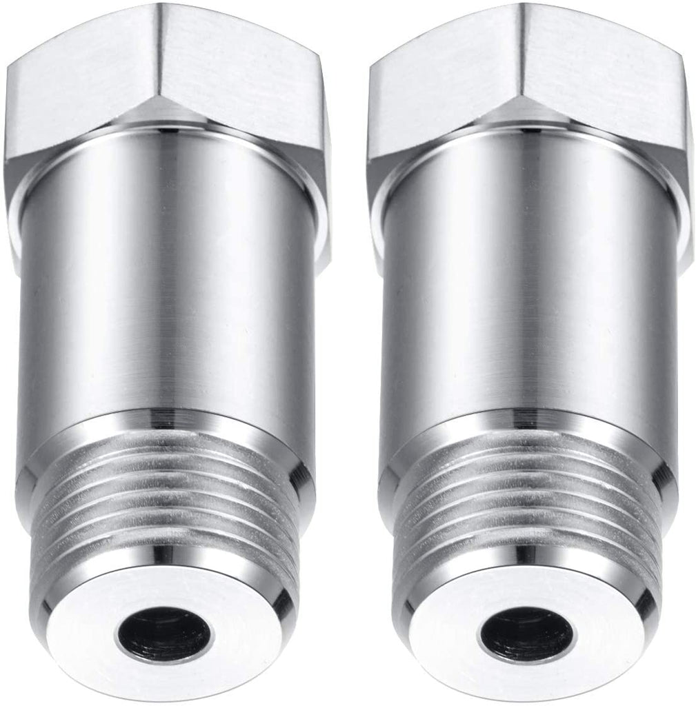 4 Packs M18 x 1.5 Oxygen Sensor Fitting Bung Defouler Straight O2 Oxyg ...