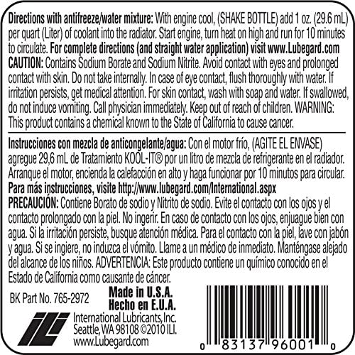 Lubegard 96001 Kool-It Supreme Coolant Treatment, 16 oz. – PartLimit