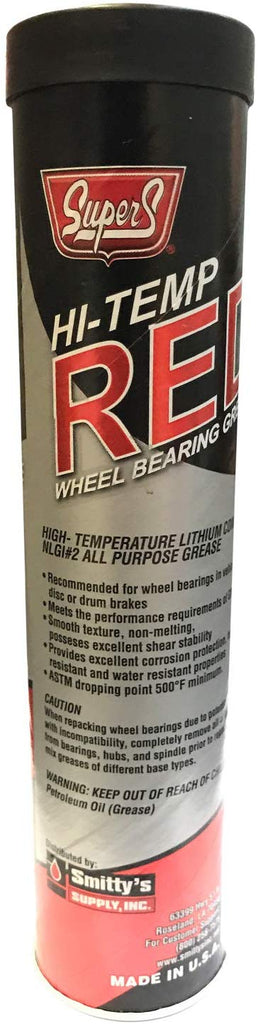 SuperS S Lithium Grease 2- NLGI 2 Lithium Grease- Red Grease- Hi Temp ...