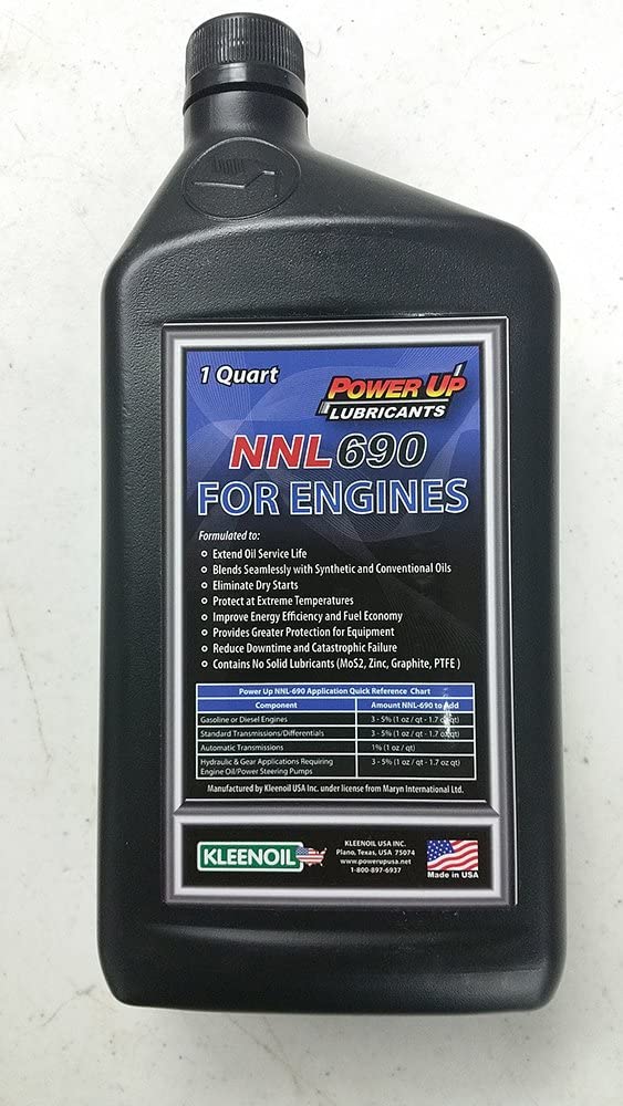 Power up Nnl-690 Engine Oil Additive 1 Quart Bottle – PartLimit