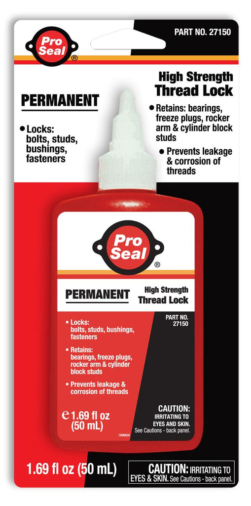 Pro-Seal 27150 Permanent Threadlocker, 50mL Bottle, Red – PartLimit
