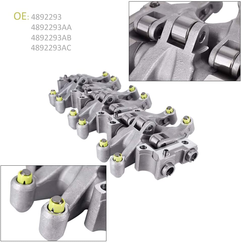 Rocker Arm Assembly Exhaust Valve Rocker Arm Shaft Lifter Assembly Set ...