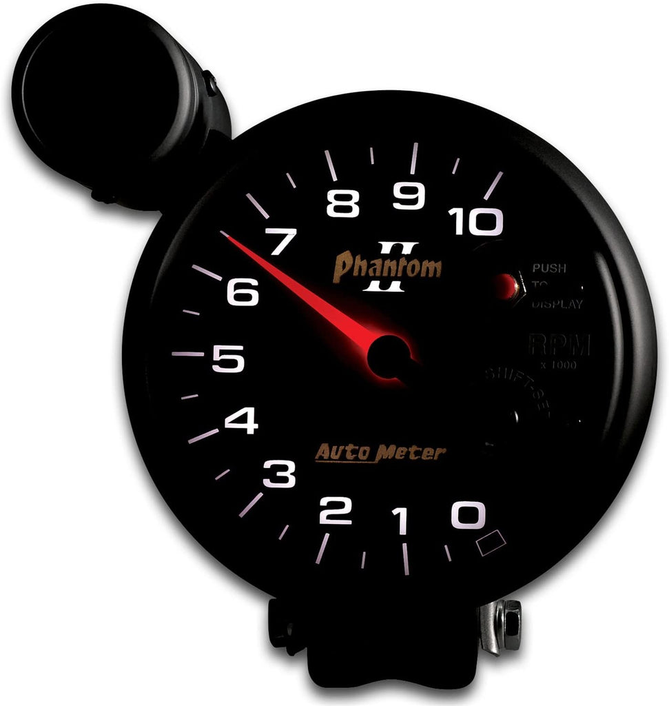 Auto Meter 7599 Phantom II 5" 10000 RPM Shift-Lite Tachometer – PartLimit