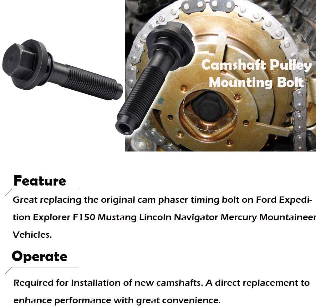 Cam Phaser Lock Out Kit and Camshaft Timing Mounting Bolt Eliminates T ...