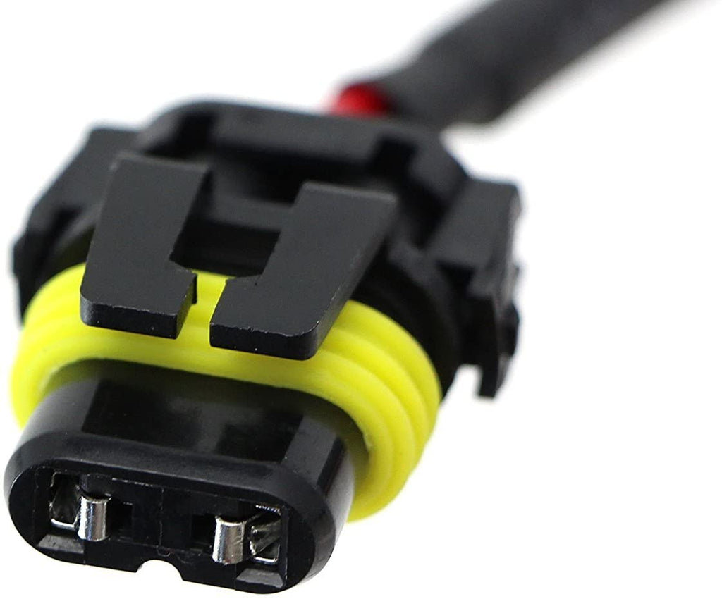 iJDMTOY (2) 9006/9005 To Bi-Xenon Solenoid Magnetic Hi/Lo Adapter Spli ...