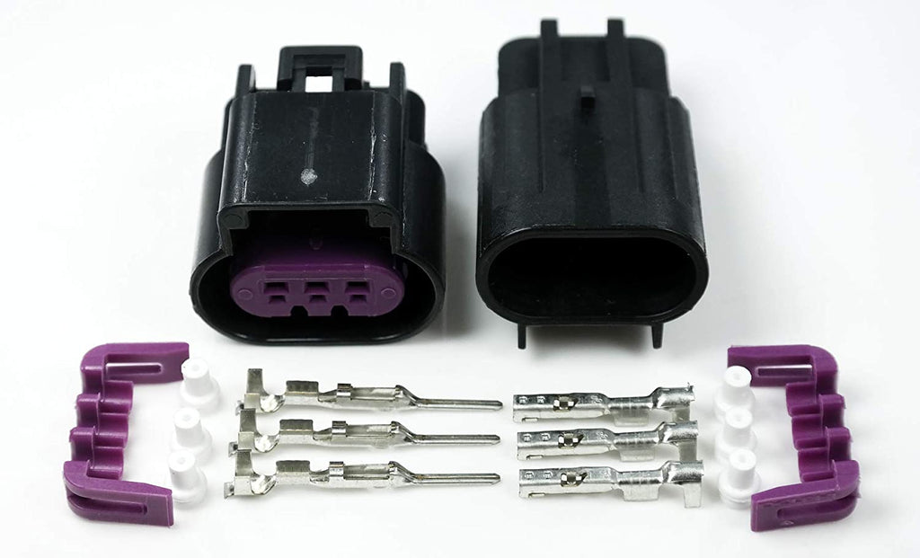 Aptiv Delphi 3-Pin GT 150 Series Sealed Connector Set with 20 22 GA, u ...