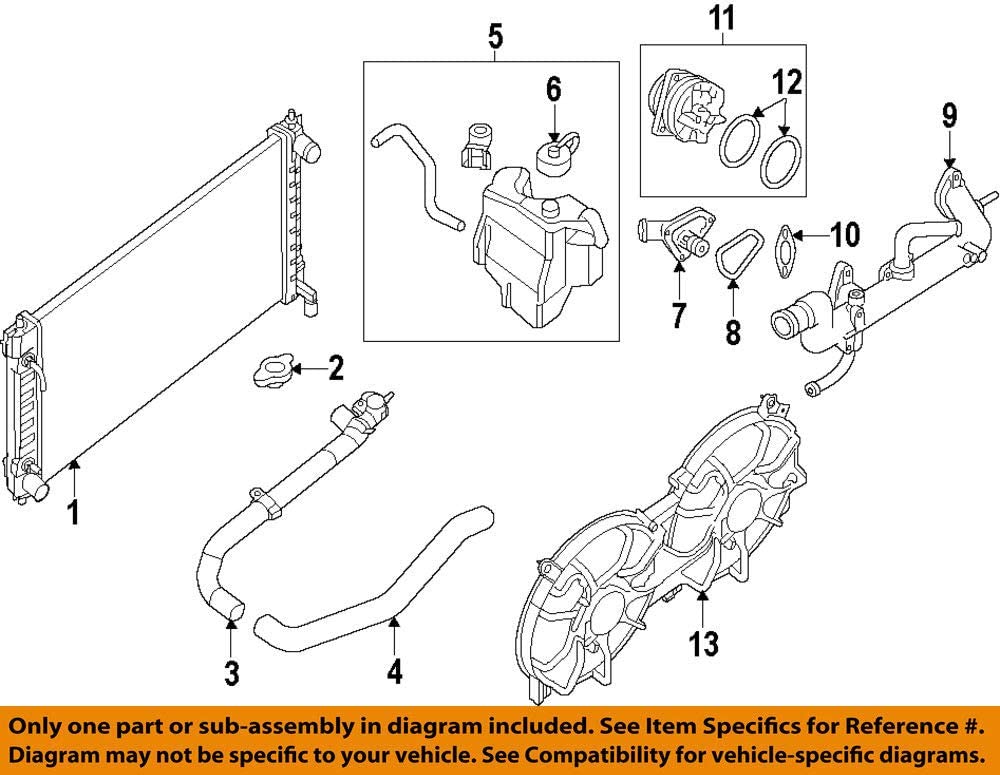 Genuine Nissan (21503-JA100) Radiator Hose – PartLimit