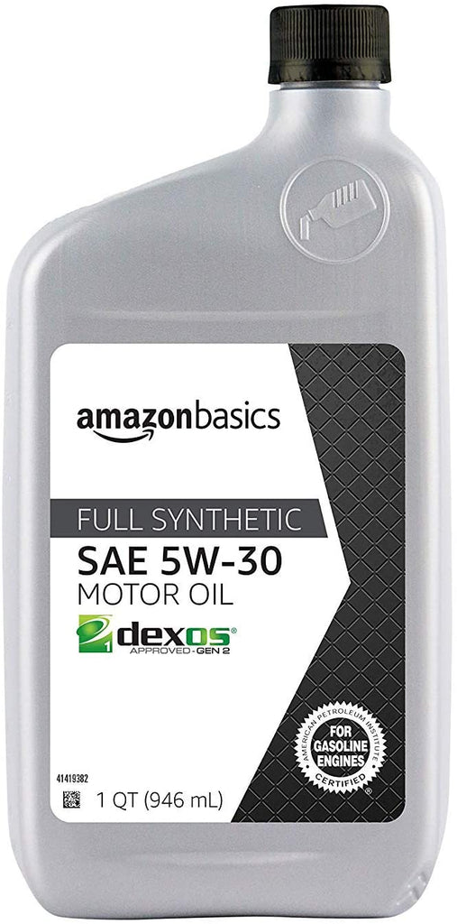 AmazonBasics Full Synthetic Motor Oil, SN Plus, dexos1-Gen2, 5W-30, 1 ...