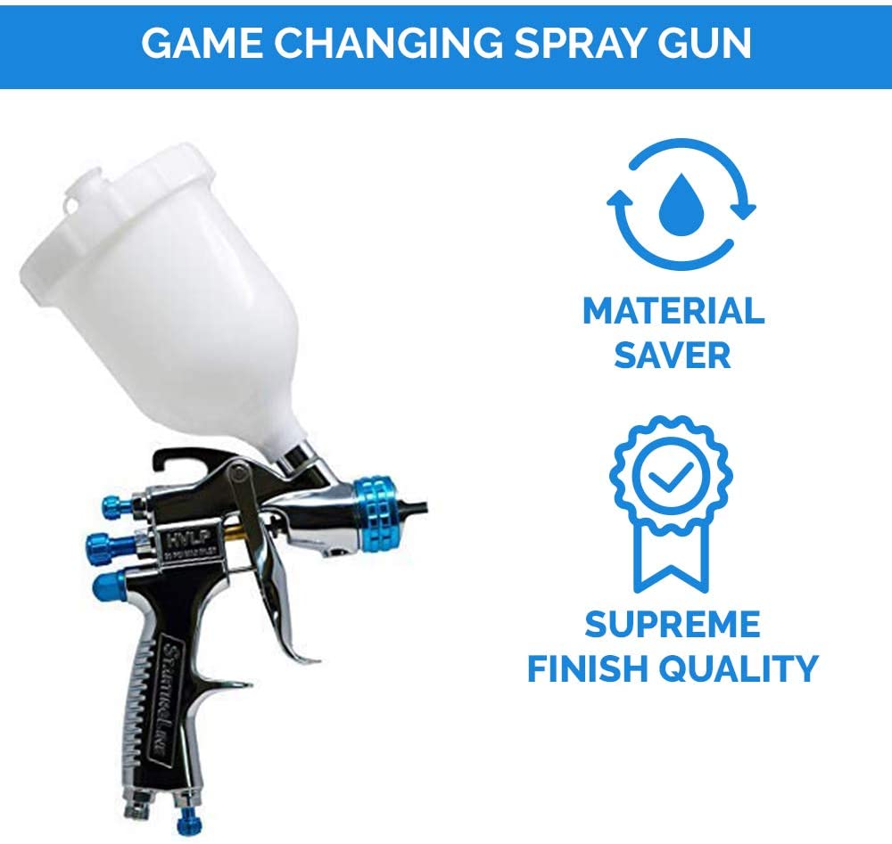 DeVilBiss STARTINGLINE HVLP Spray Gun for Painting Control 1.3mm Gravi ...
