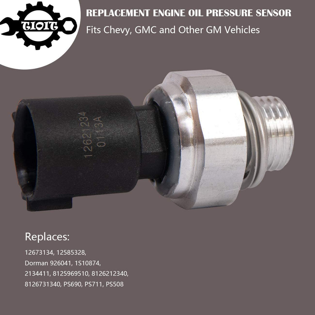 12673134 Oil Pressure Sensor Switch Sender Sending Unit 213-4411 12596 ...