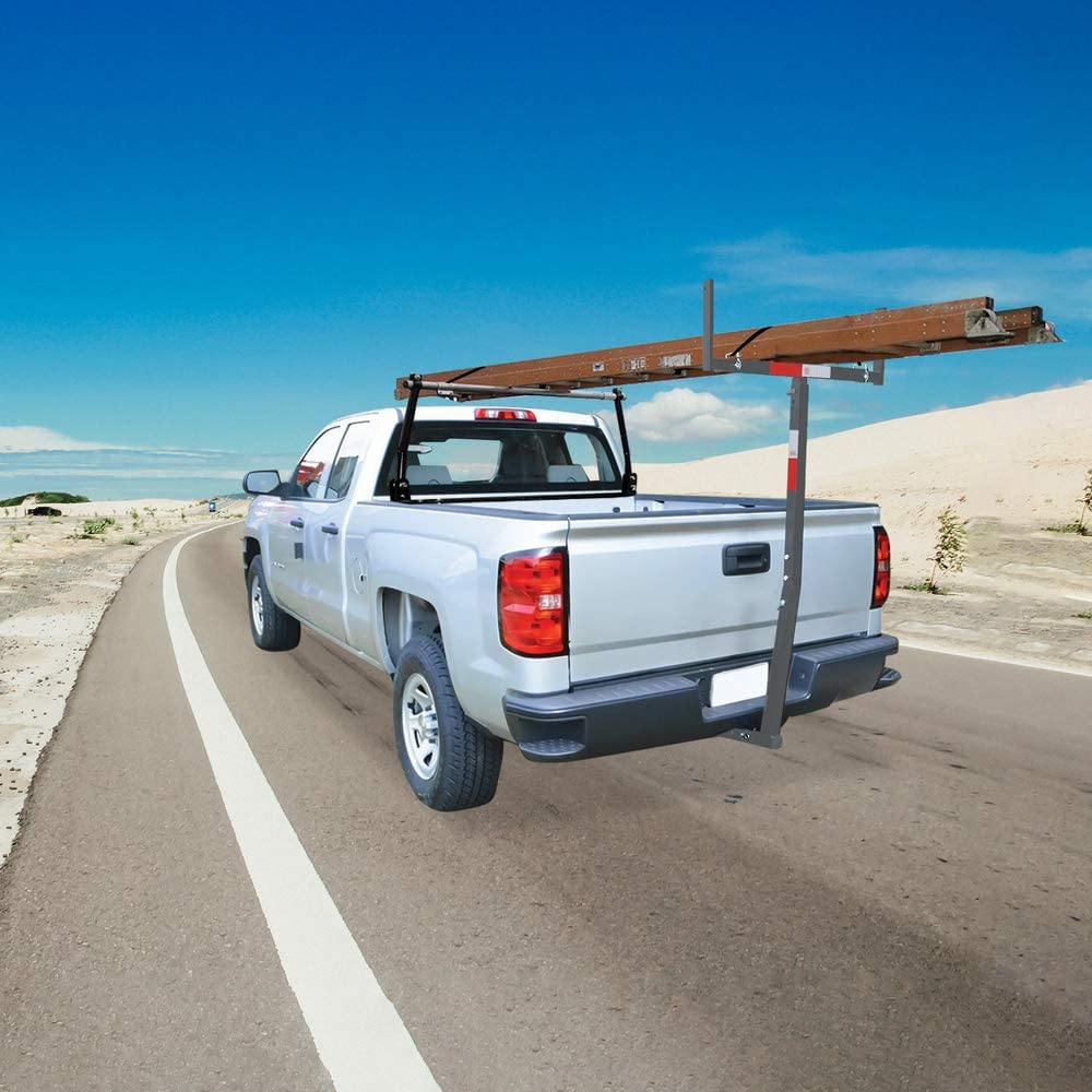 Hitch Mount Trunk Extender Adjustable Truck Extension Rack Steel 1 War ...