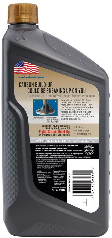 Valvoline Modern Engine SAE 0W-20 Synthetic Motor Oil 1 QT – PartLimit