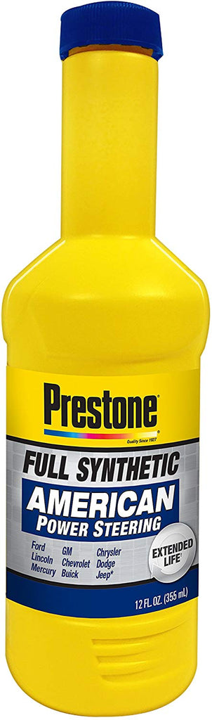 Prestone AS264-6PK Full-Synthetic Power Steering Fluid for American Ve ...