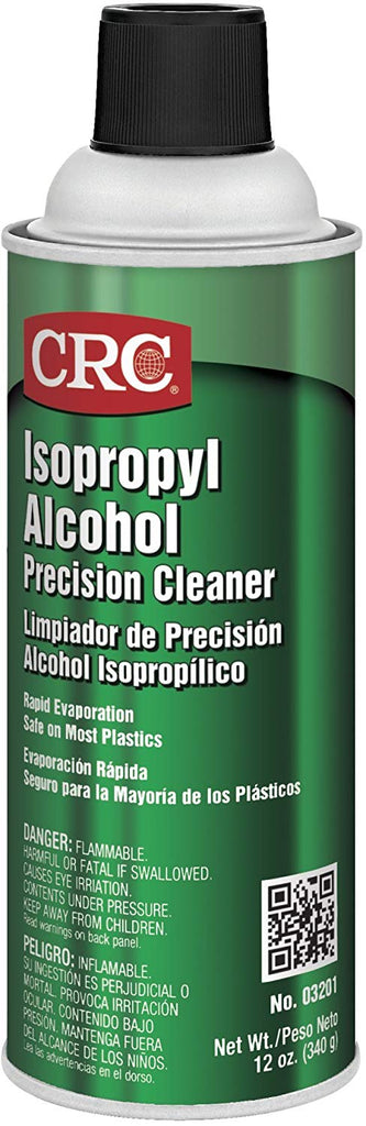 CRC 03201 Isopropyl Alcohol Cleaner, (Net weight: 12 oz.) 16oz Aerosol ...