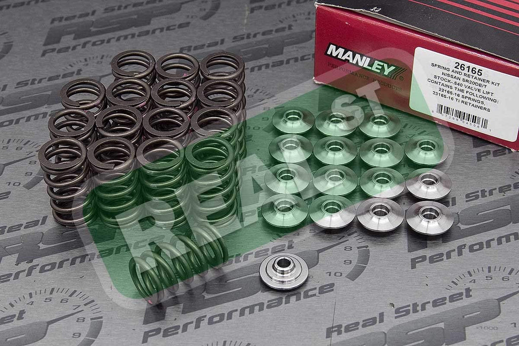 Manley Single Valvesprings Ti Retainers SR20DE SR20DET Silvia S13 S14 ...
