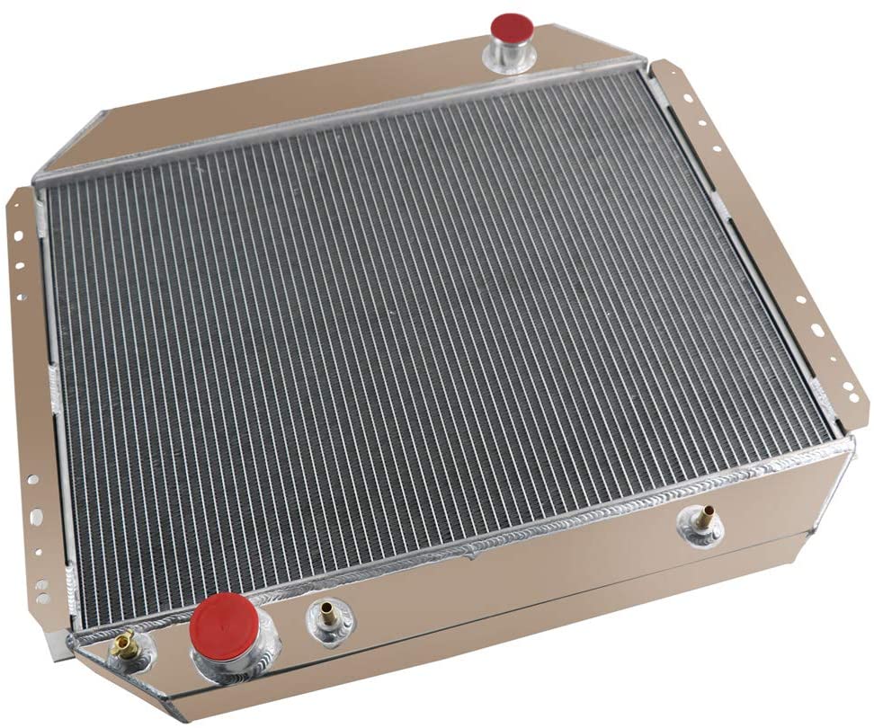 CoolingSky 4 Row All Aluminum Engine Radiator for 1966-1979 Ford F100 ...