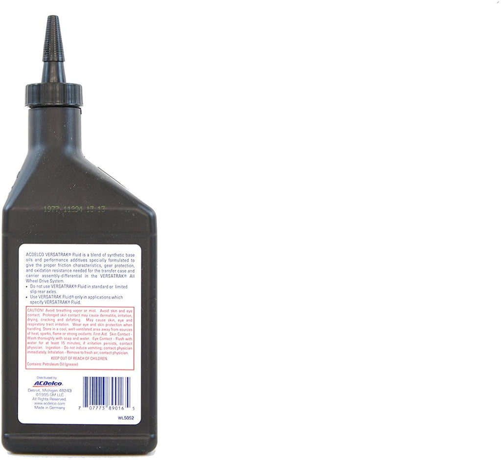 Genuine GM Fluid 12378514 Versatrak Transfer Case Fluid - 16.9 oz ...