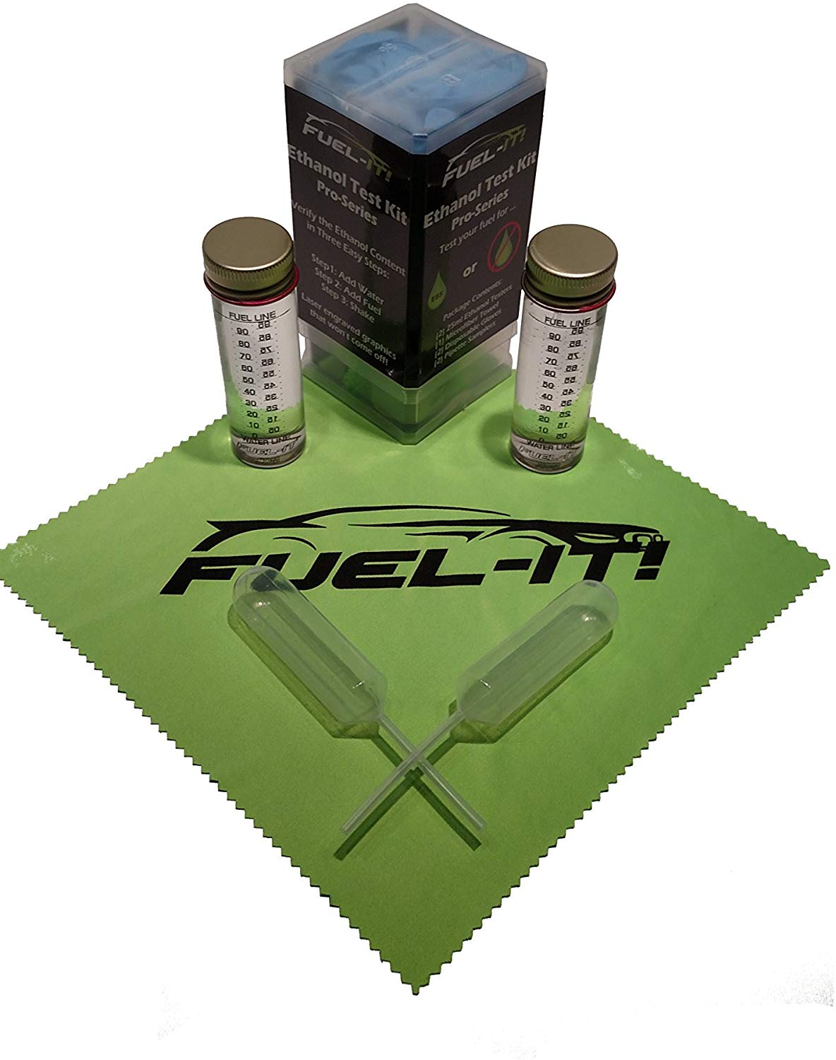 Pro-Series Ethanol Test Kit with 2 Reusable Testers for Ethanol, E85 ...