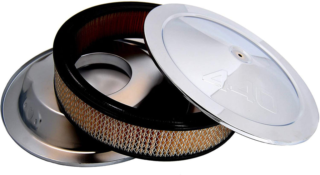 Muscle Car Air Cleaner Set With "440" Logo Stamped (Chrome) – PartLimit