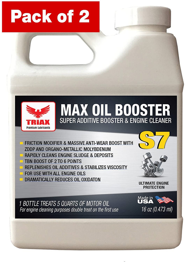 Triax S7 MAX Oil Booster - Engine Sludge Cleaner, TBN Booster, Frictio ...