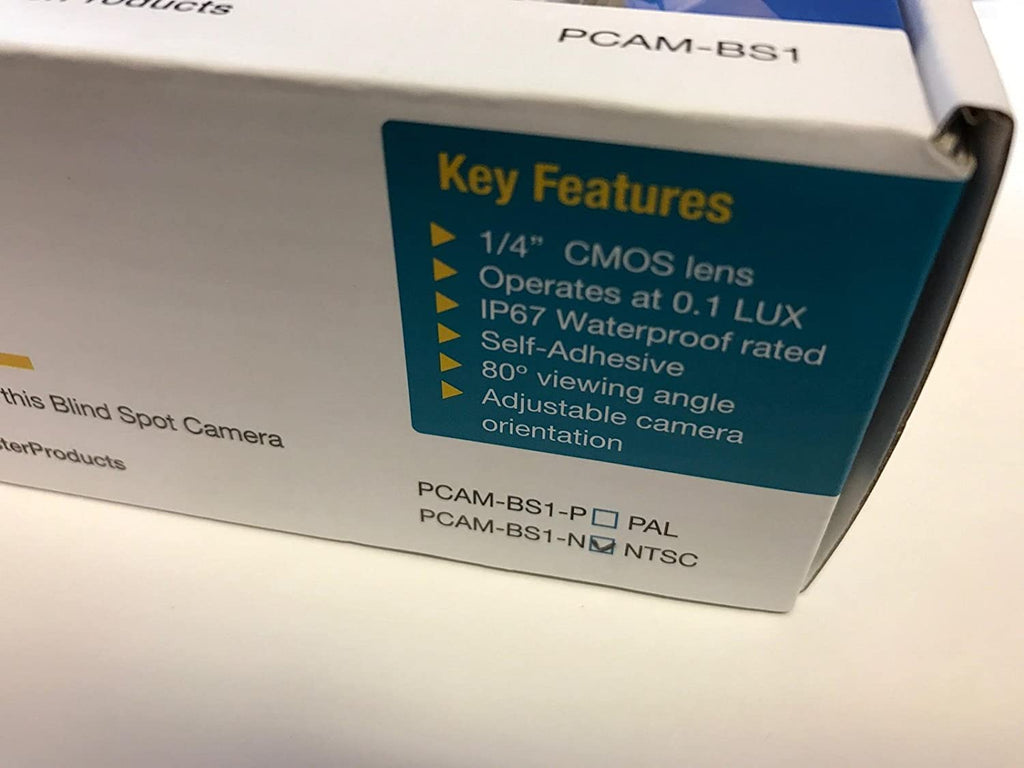 EchoMaster PCAM-BS1-N Flexible Housing Self-Adhesive Blind Spot Camera ...