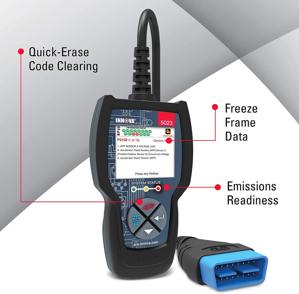 Innova 5023 Pro CarScan Code Reader for OBD2 with Freeze Frame – PartLimit