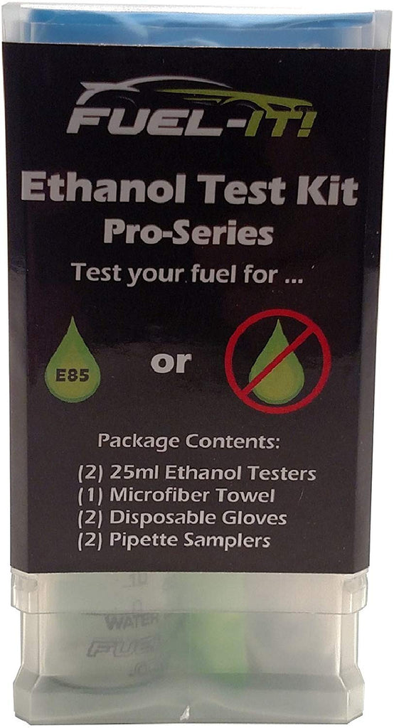 Pro-Series Ethanol Test Kit with 2 Reusable Testers for Ethanol, E85 ...