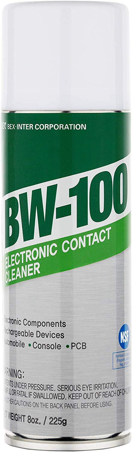 BW-100 Nonflammable Electronic Contact Cleaner aerosol Spray HFOs Quic ...