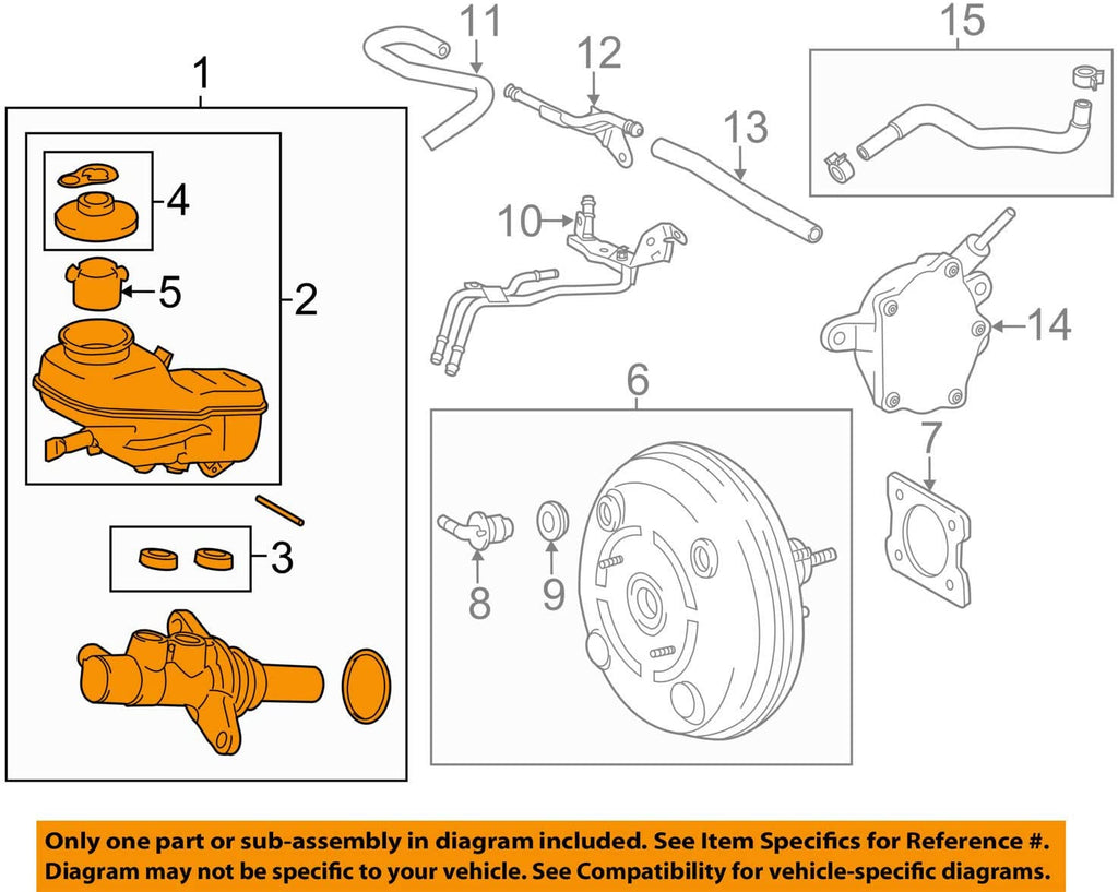 Genuine Toyota 47201-02660 Brake Master Cylinder Sub Assembly – PartLimit