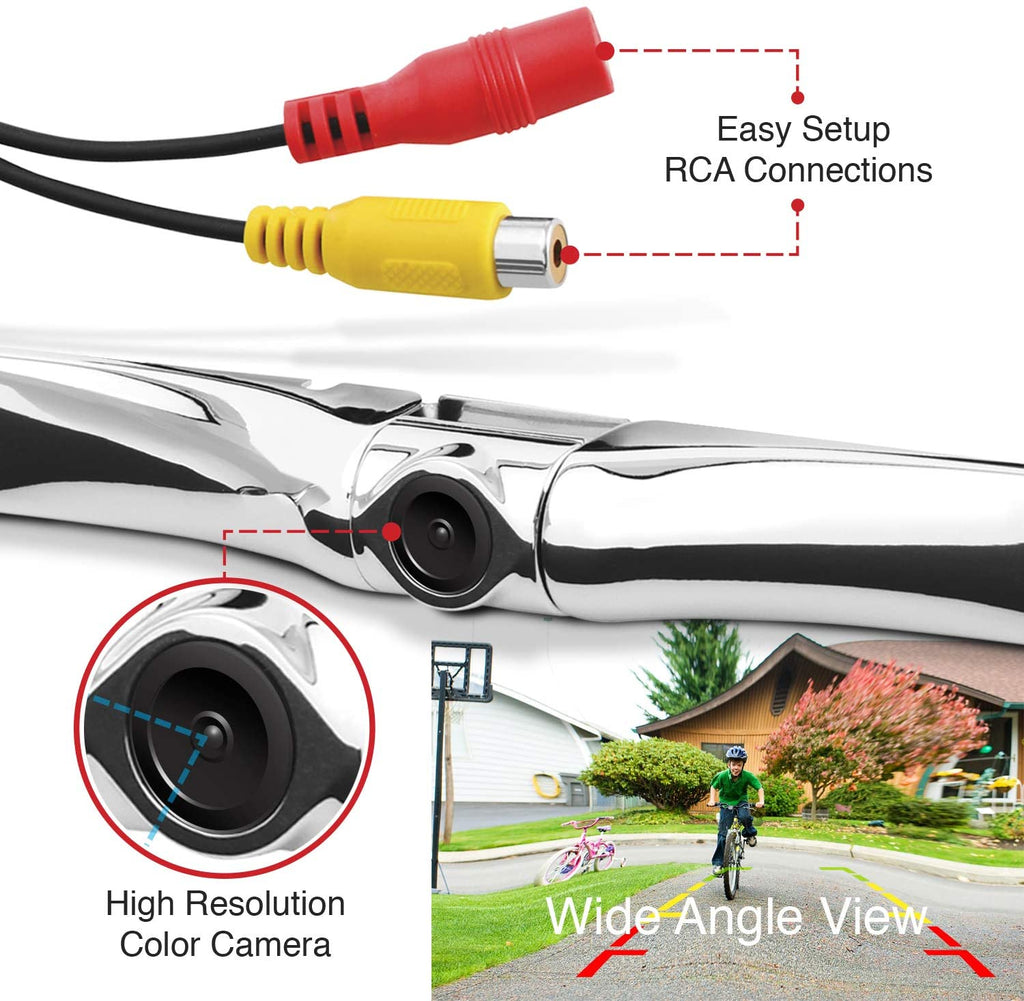 BOSS Audio Systems LPC35 Car Rear View Backup Camera - License Plate M ...